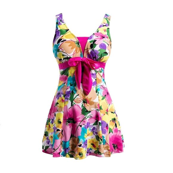 Bet & Fit | Swim | Xl Size New Colorful Floral Swimdress Womens ...